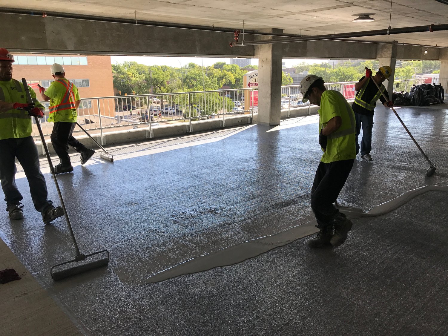 Traffic Membrane at the new Manitoba Clinic - TCF West